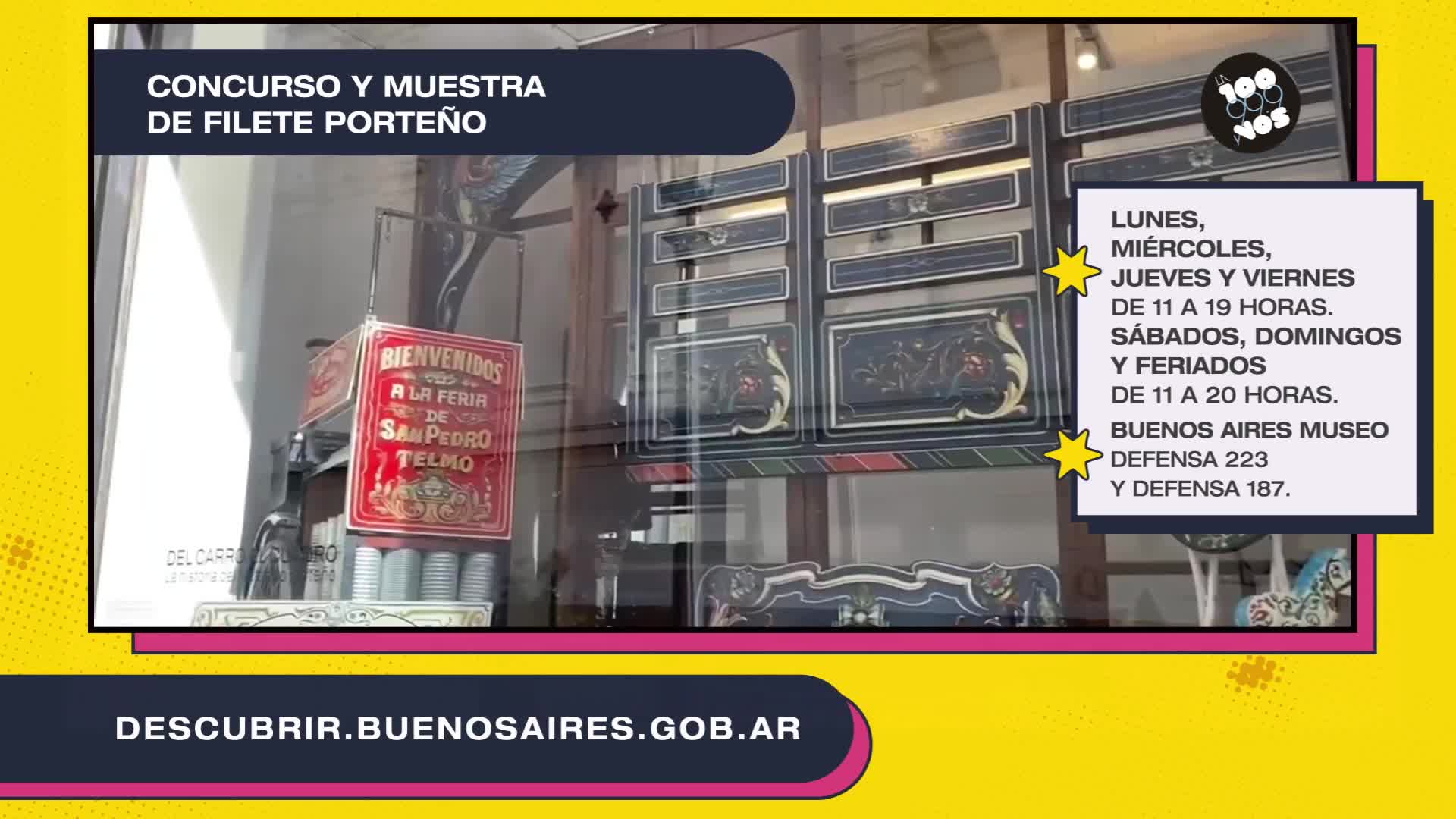 La Ciudad lanza el “Concurso de Filete Porteño” – La 100