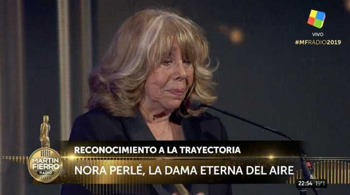 Video: El homenaje a Nora Perlé - 09/11/2019 - Clarín.com