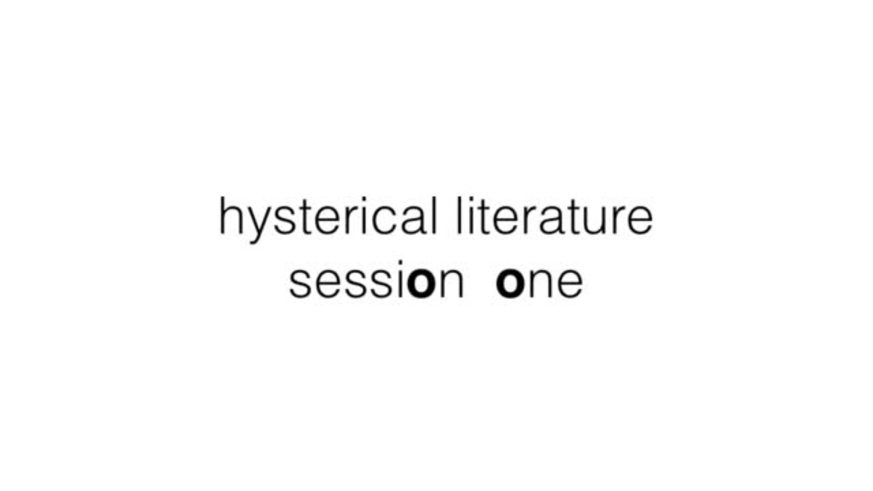 Hysterical Literature: Session One: Stoya (Official) - 30/01/2016 ...