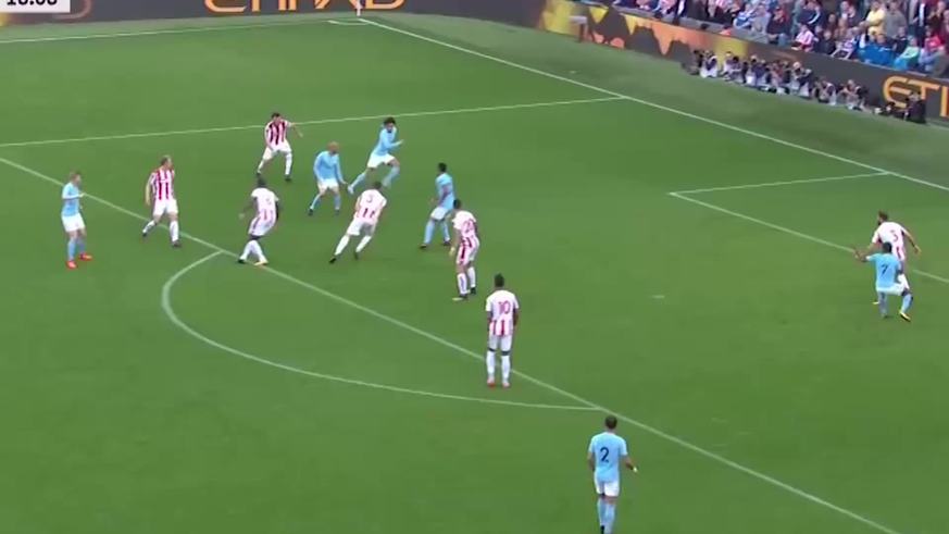 Manchester City 2 - Stroke City 0 - 14/10/2017 - Clarín.com